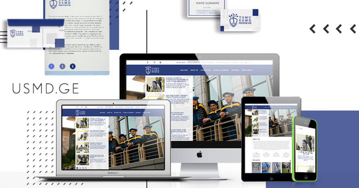 TSMU American MD Program - Logo and Web